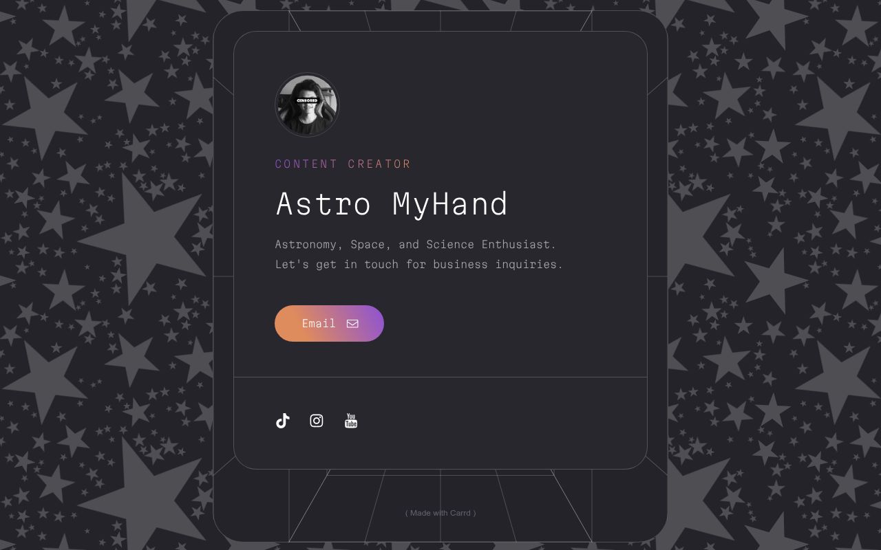Astro MyHand Profile